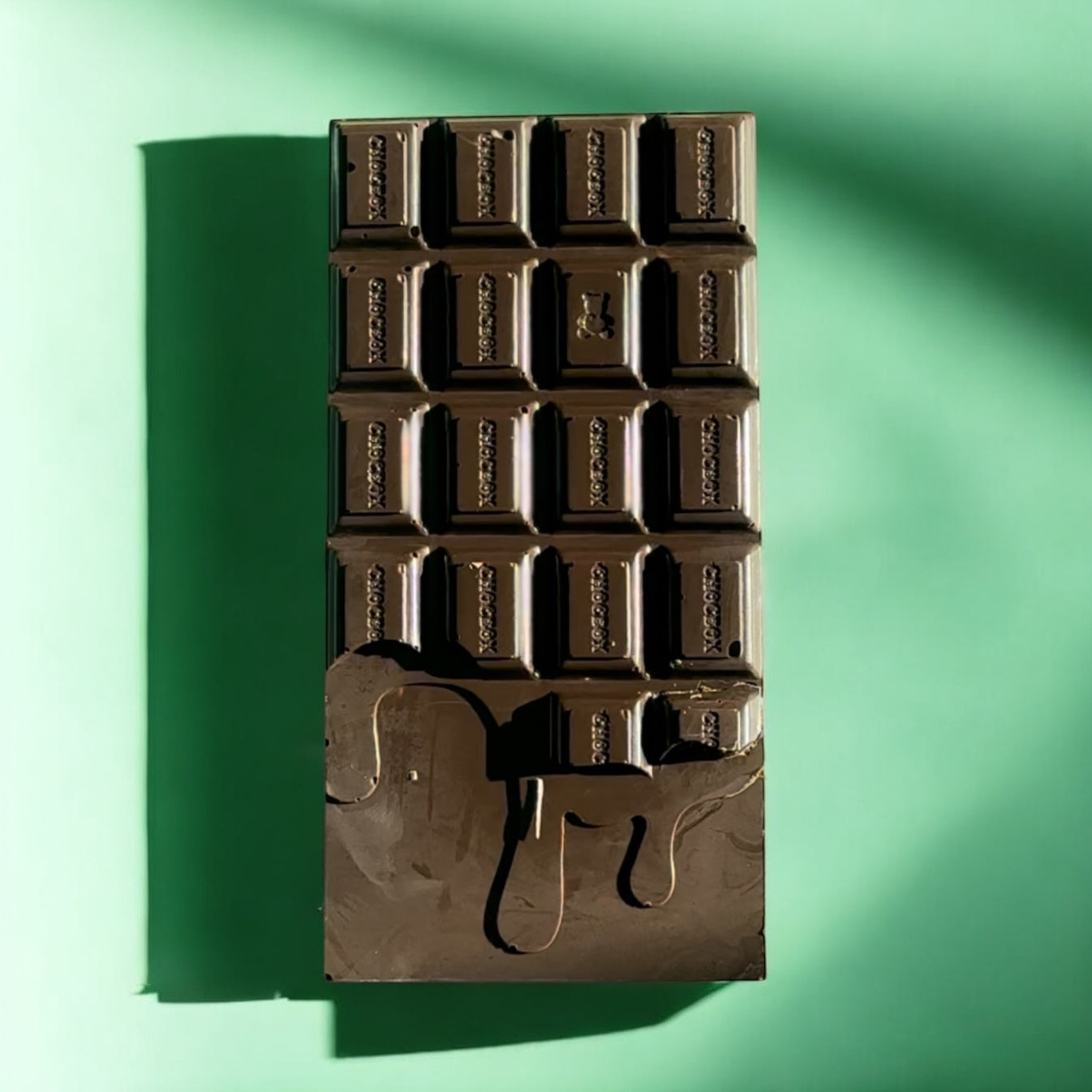 Pistachio Knafeh Stuffed Chocolate Kit With Reusable Chocolate Bar Mol ...