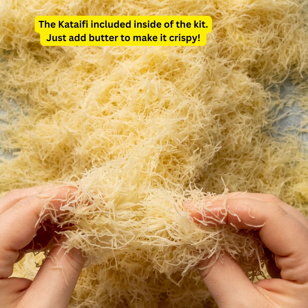 Viral Knafeh Stuffed Chocolate Bar Kit – Chocbox LA